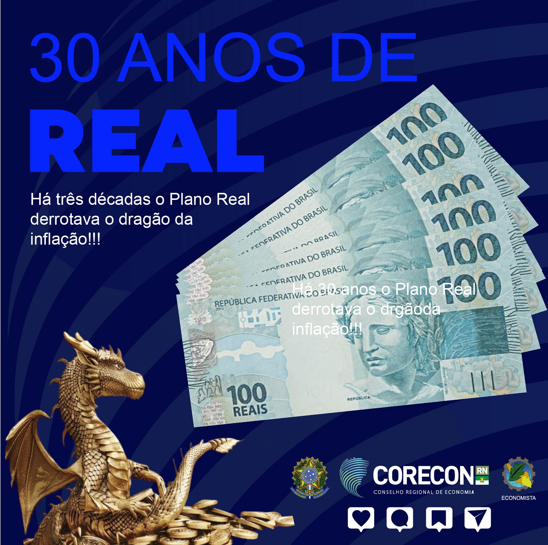 30 anos Plano Real, estabilizando a moeda, restabelecendo o poder de ...